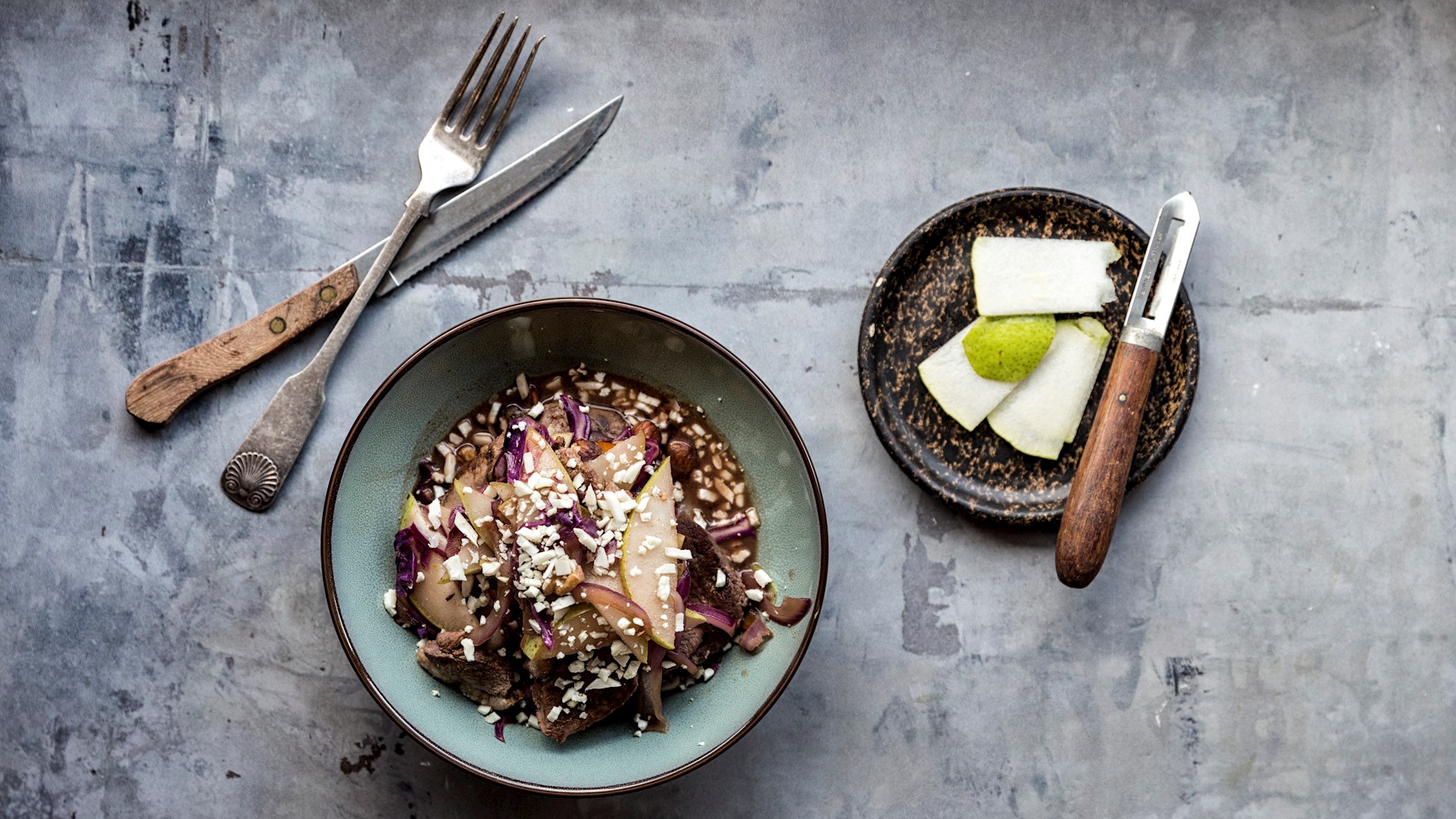Opskrift på wok - Lækker wok med and, kål og appelsin