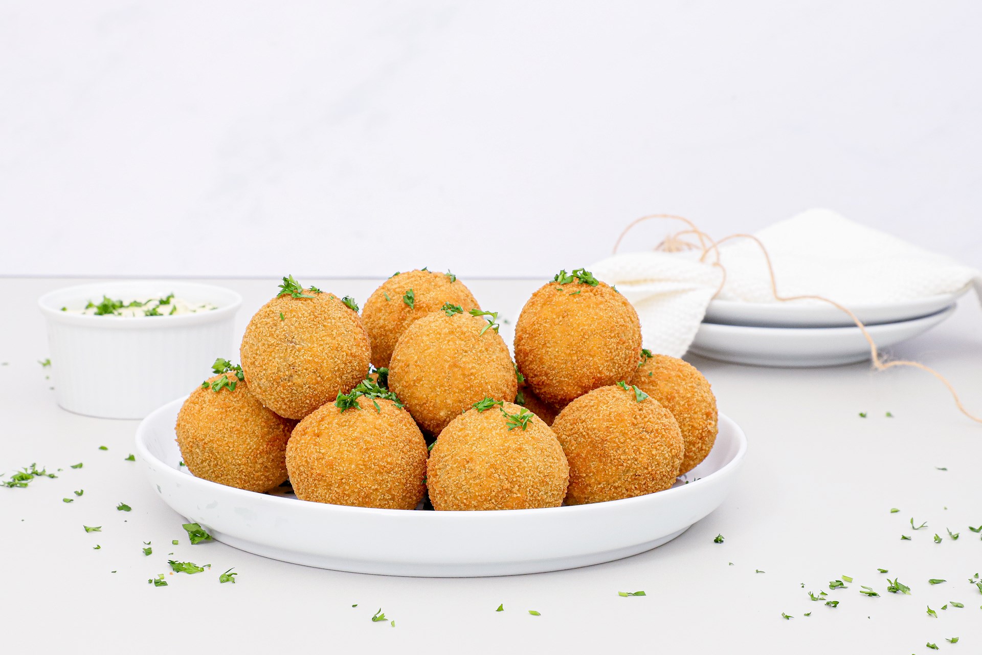 Kroketter med and, kartofler og sennepsmayo - Smagfuld og lækker - Se ...