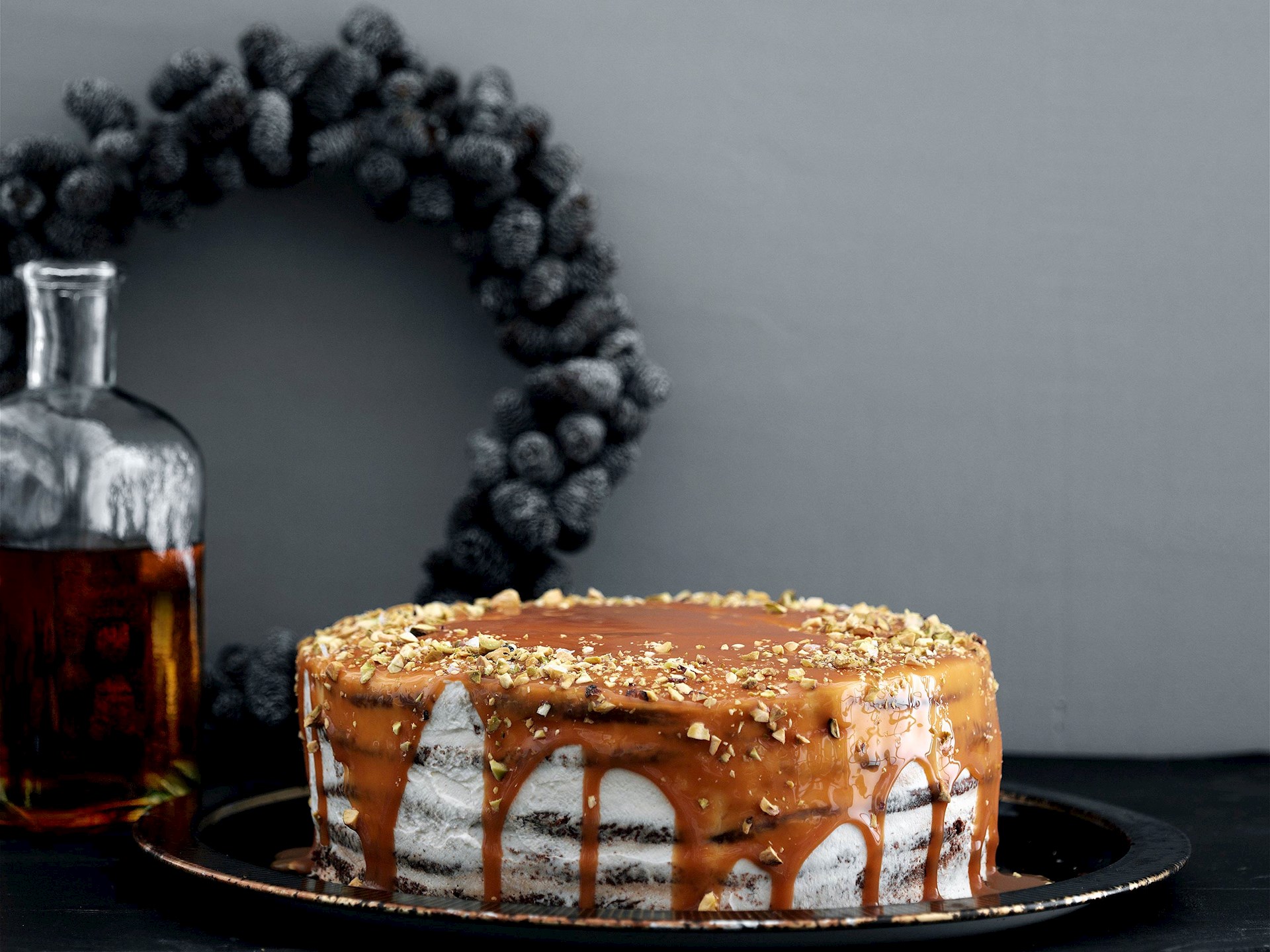 Irish coffeelagkage med karamel | Samvirke