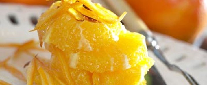 Appelsiner med ahornsirup og Cointreau - se opskriften her